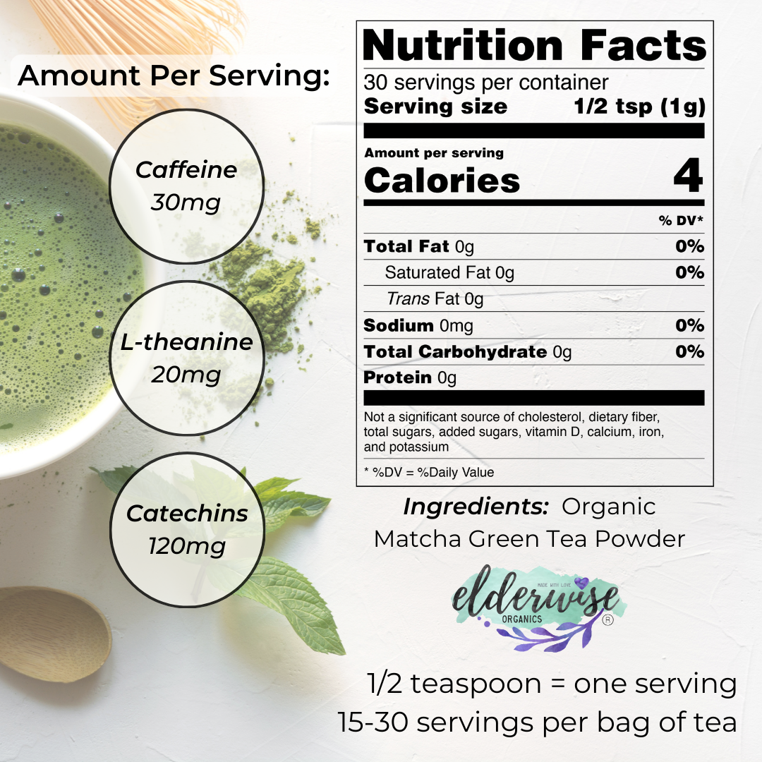 Matcha Tea Pure Ceremonial Grade from Japan – Elderwise Organics