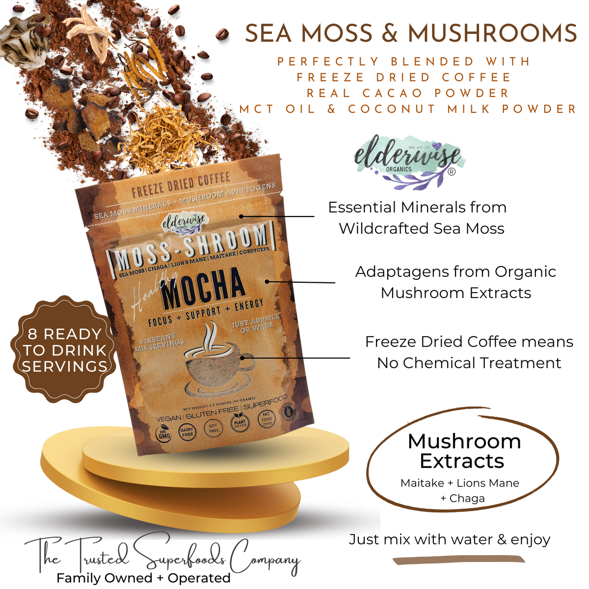 Coffee Mocha | Moss-Shroom | Freeze Dried Instant Mocha Coffee ...